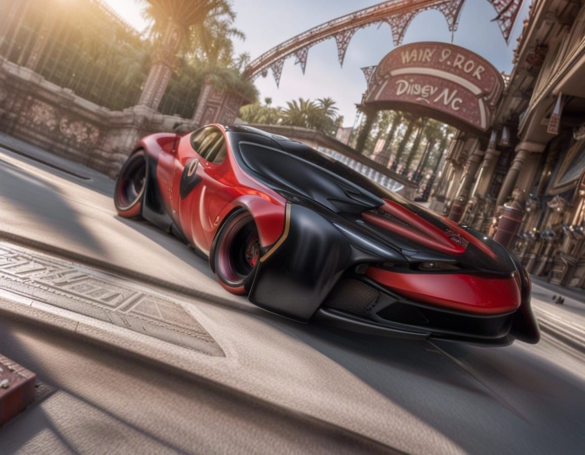 Disney style car - AI Generated Artwork - NightCafe Creator