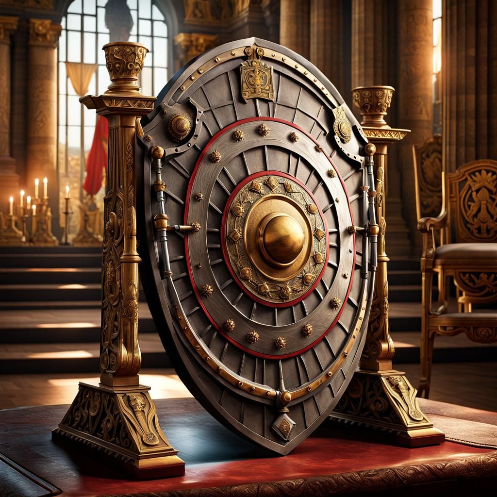 King Arthurs Shield - AI Generated Artwork - NightCafe Creator