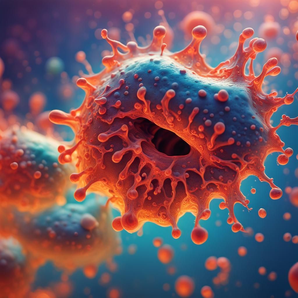 Photo of an amoeba - AI Generated Artwork - NightCafe Creator