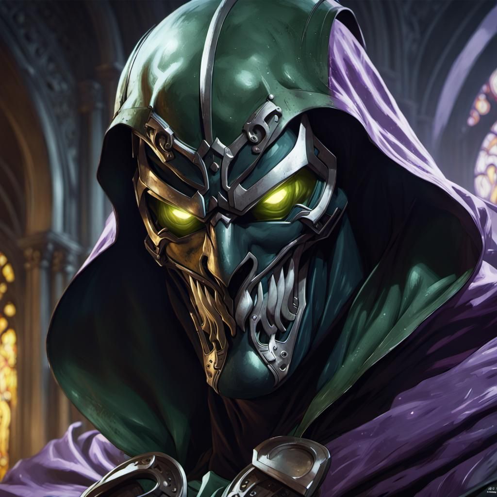 Marvels venom as doctor doom - AI Generated Artwork - NightCafe Creator