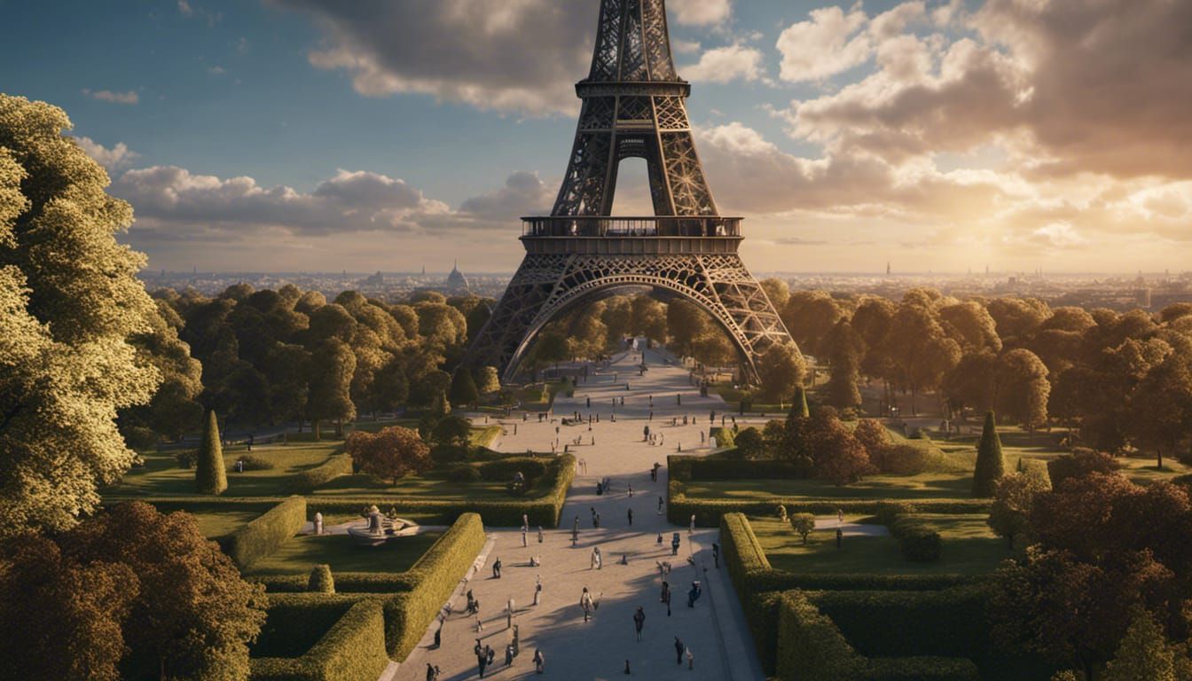 The Eiffel Tower - AI Generated Artwork - NightCafe Creator