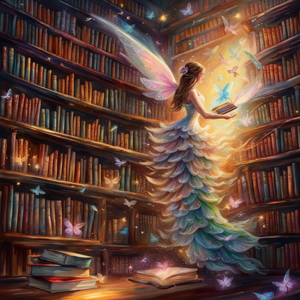 Magical Reading - AI Generated Artwork - NightCafe Creator