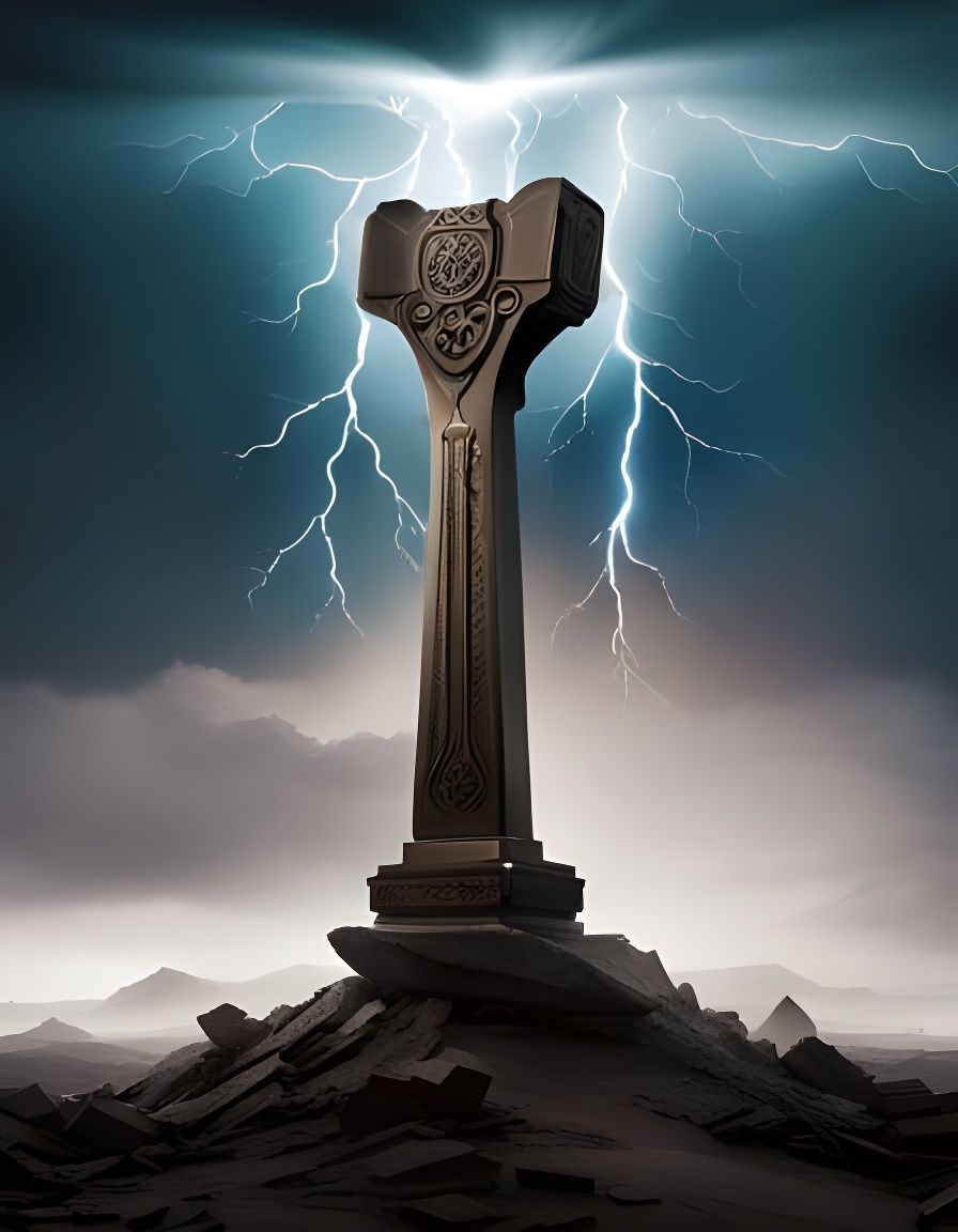 Mjolnir - AI Generated Artwork - NightCafe Creator