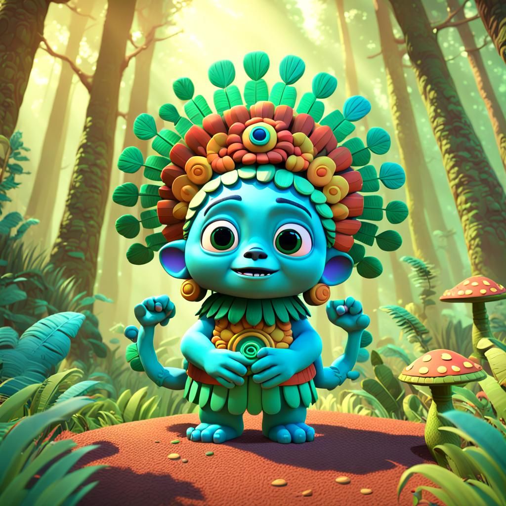 Angamu Curacha the mexican forest gods. - AI Generated Artwork ...