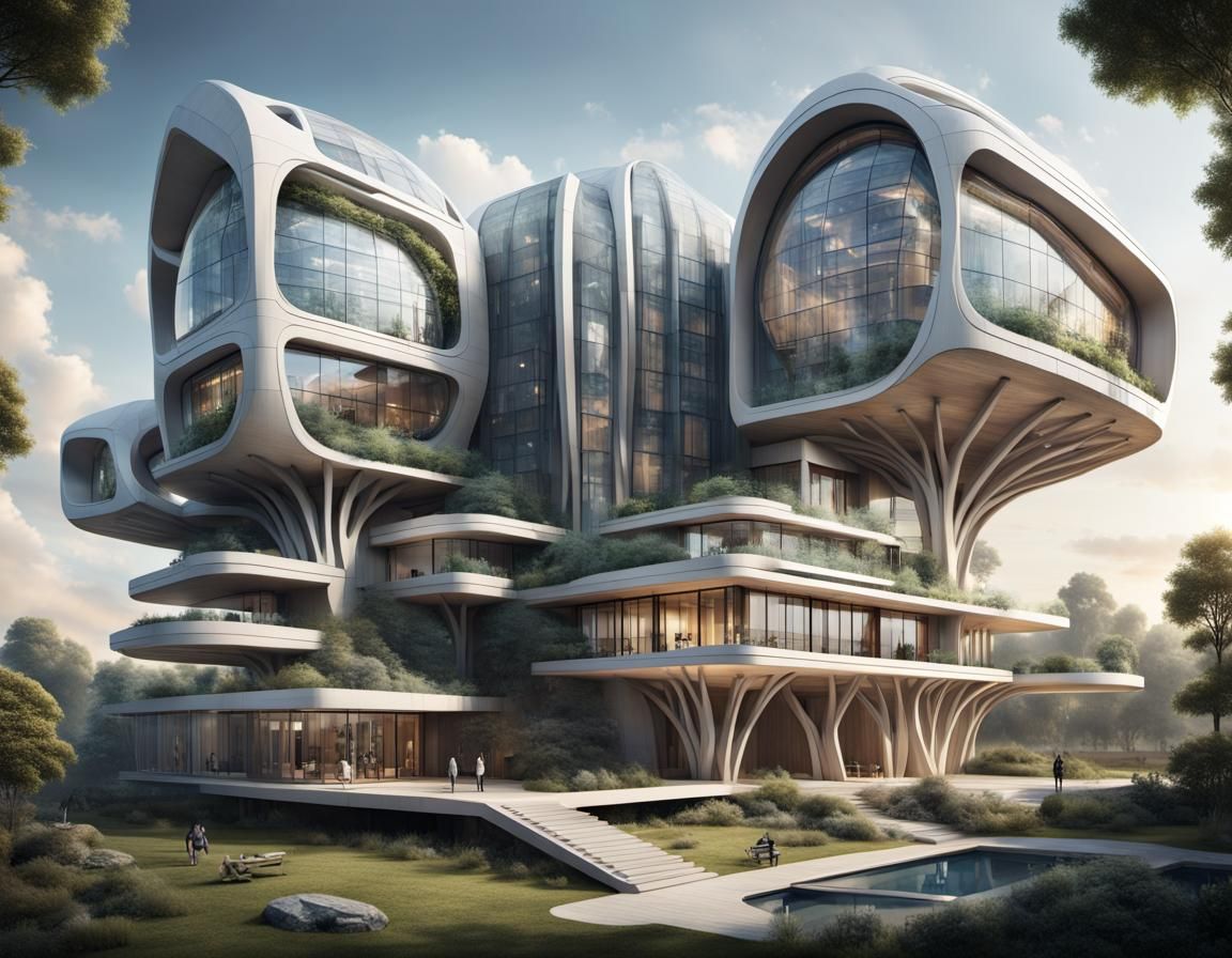 Symbiotic Harmony: The Modern Anthill, Board II, Block N°2. - AI ...