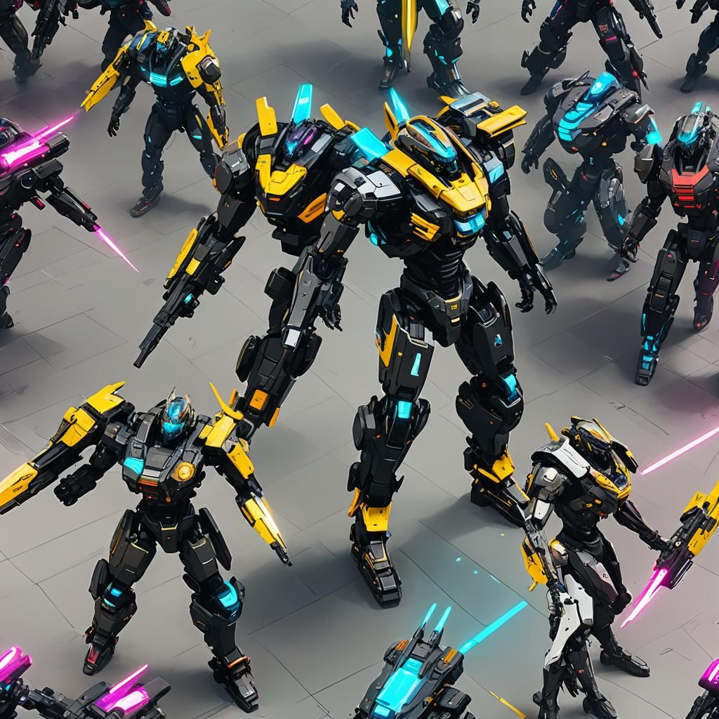 Giga mech ultra prime Crystal Legendary Infinity - AI Generated Artwork ...