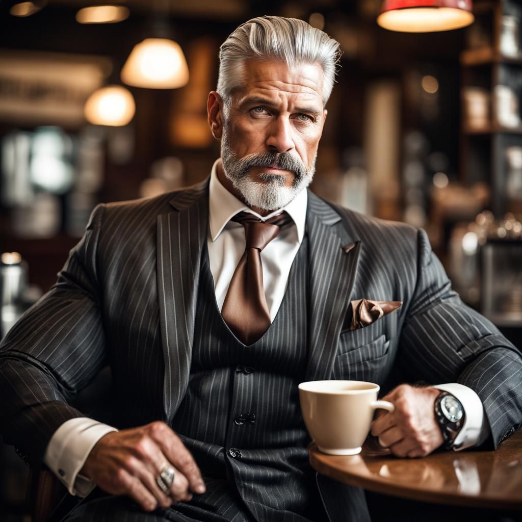 Coffee with Daddy - AI Generated Artwork - NightCafe Creator