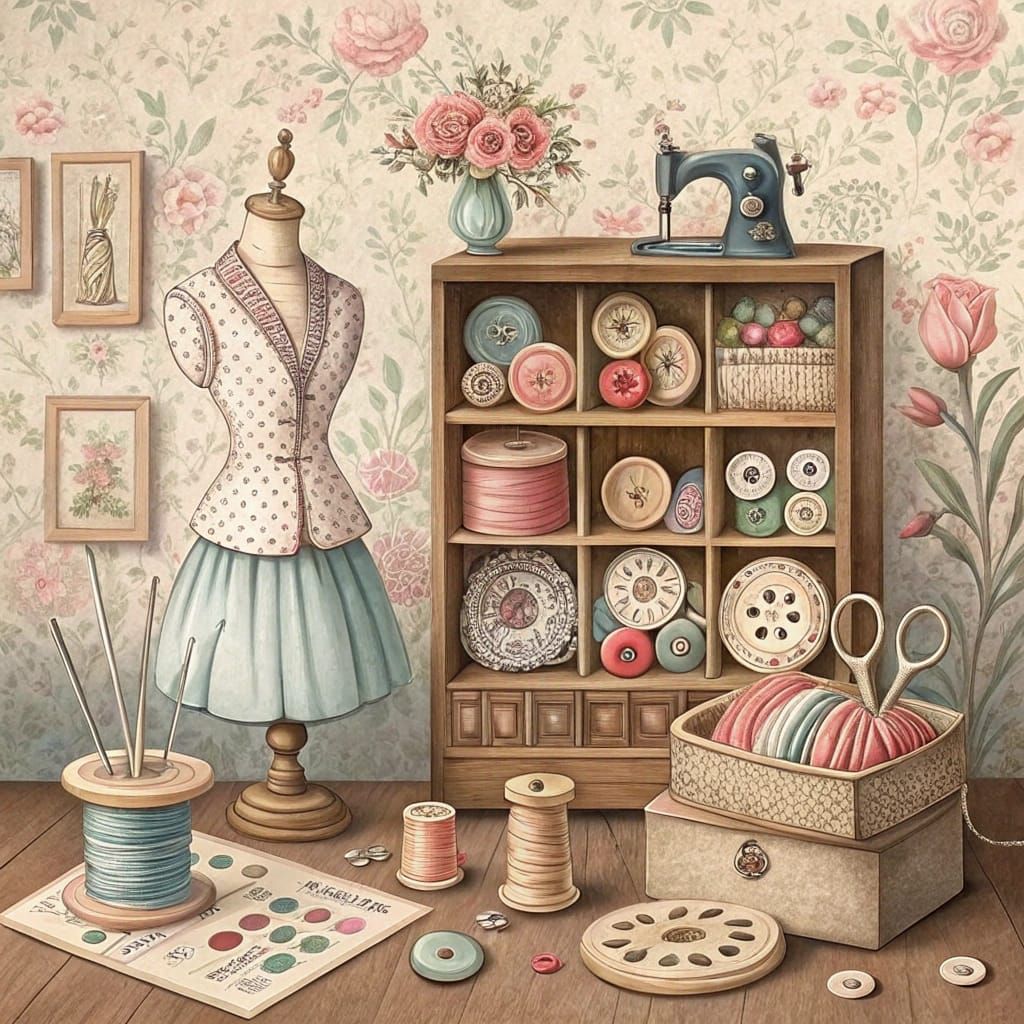 Sewing Room Collage - Sewing Room Collage