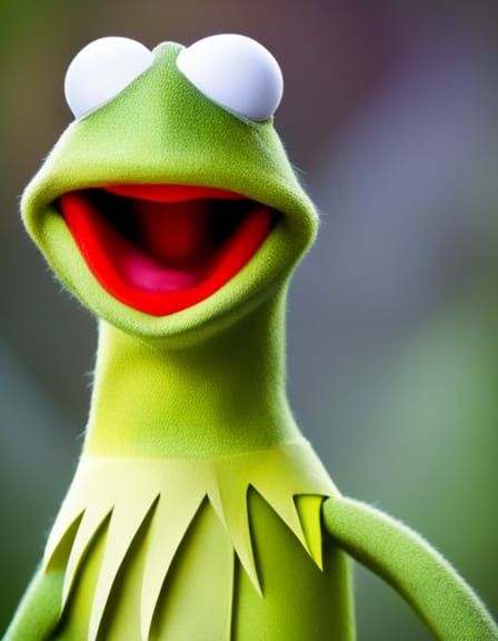 Kermit the demon - AI Generated Artwork - NightCafe Creator