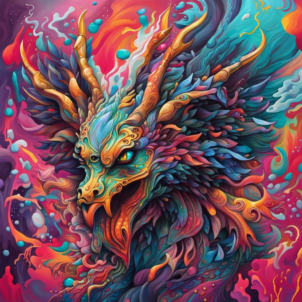 Ancient mythical creature - AI Generated Artwork - NightCafe Creator