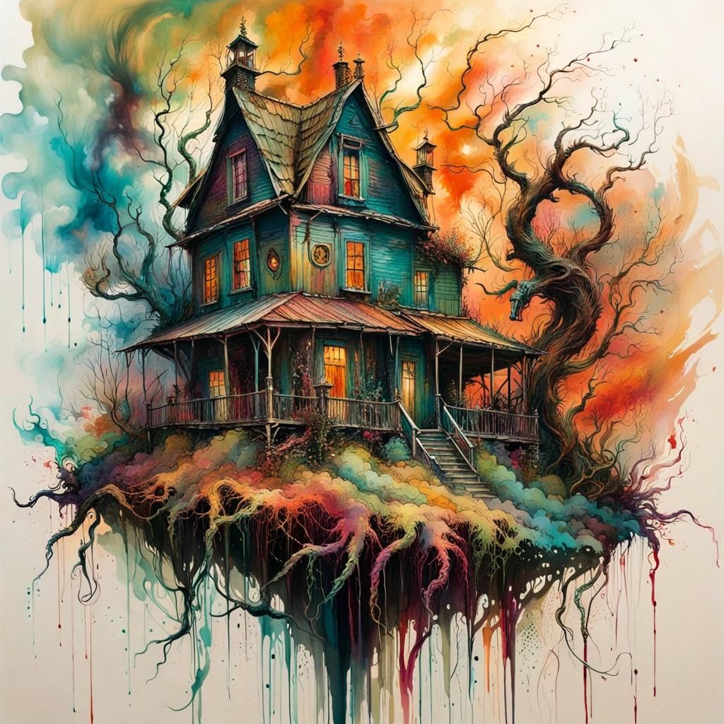 Surrealist Cursed Countryside Farm - AI Generated Artwork - NightCafe ...