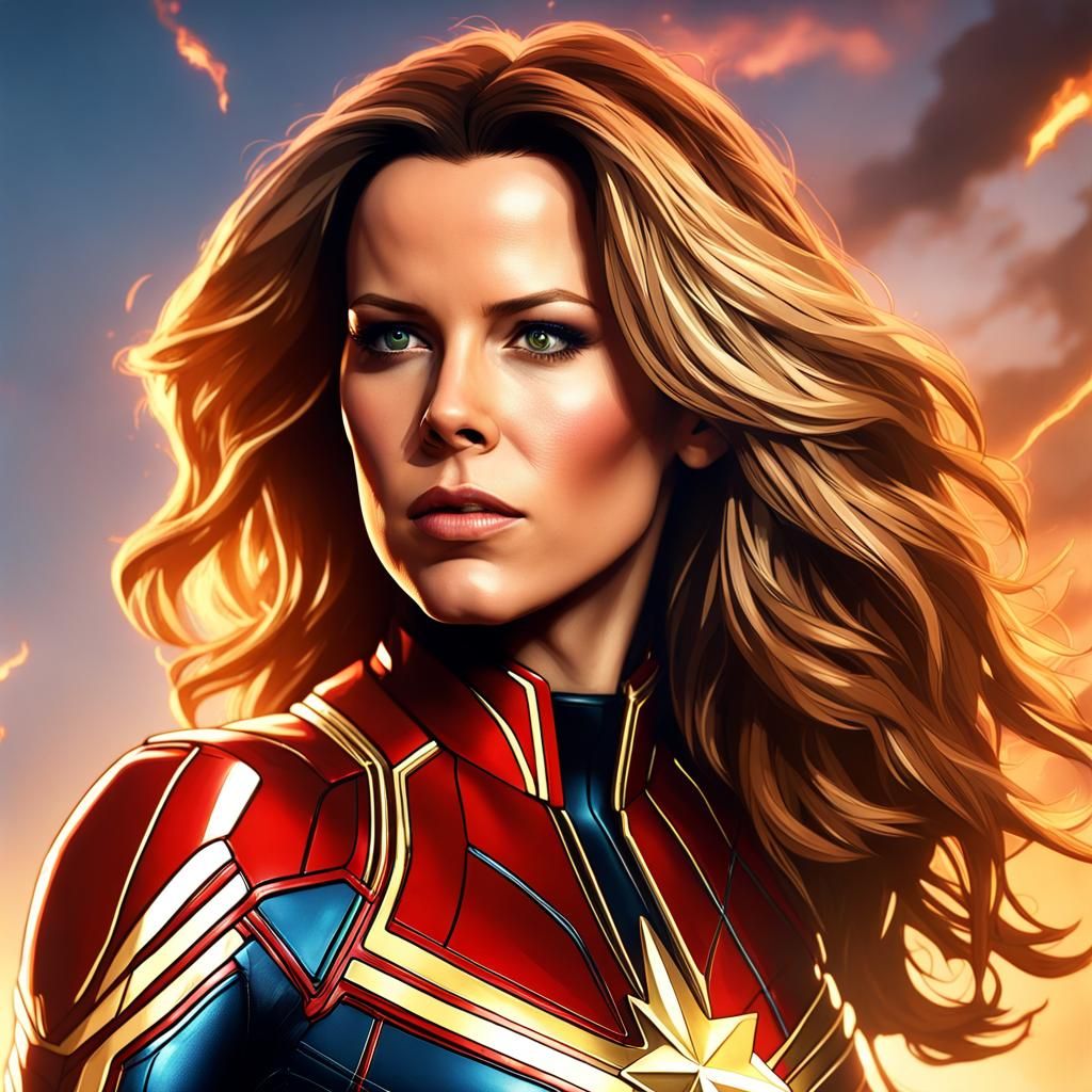 Kate Beckinsale Captain Marvel - Captain Marvel: Detailed Ma...