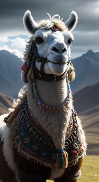 Llama - AI Generated Artwork - NightCafe Creator