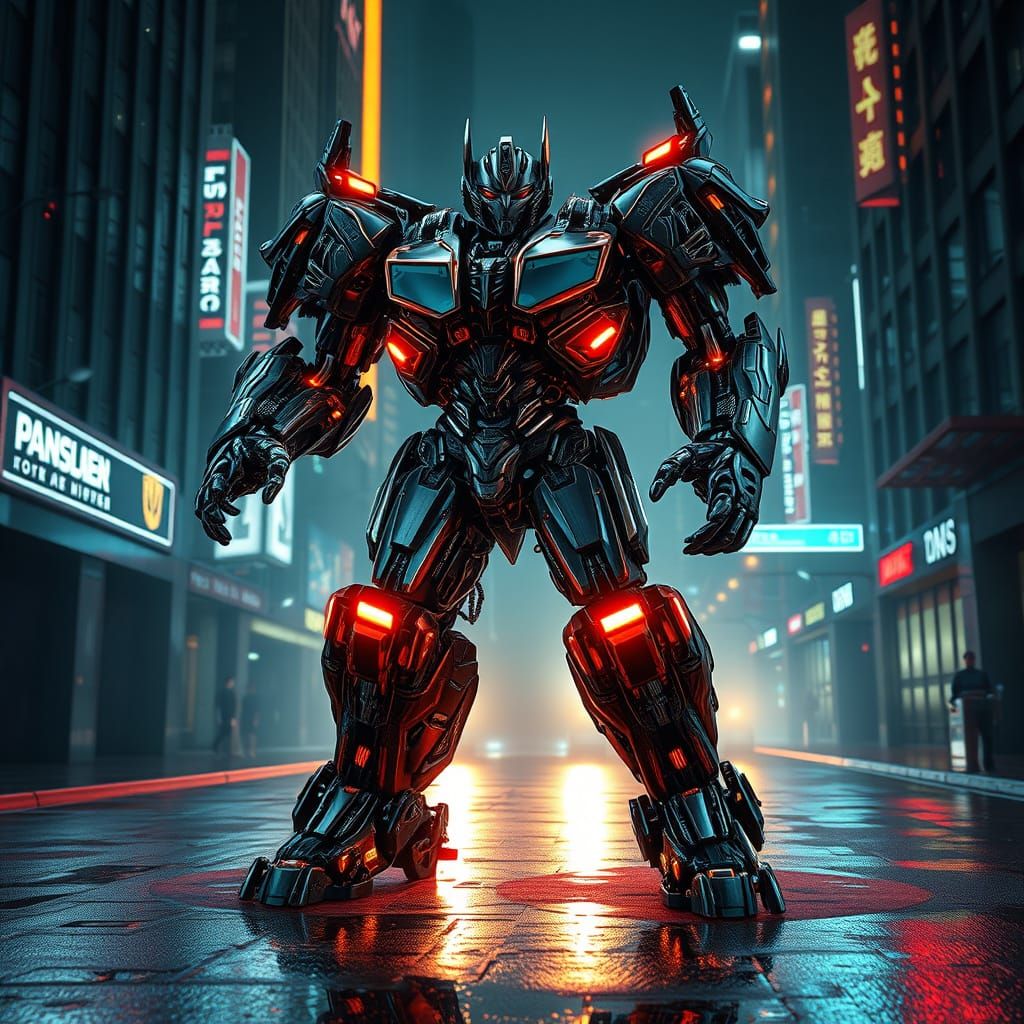 Evil Transformer - Cyberpunk Transformer Unveils Dystopian C...