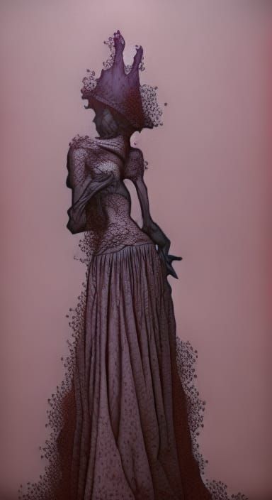 Creepy Crawly Lady - AI Generated Artwork - NightCafe Creator