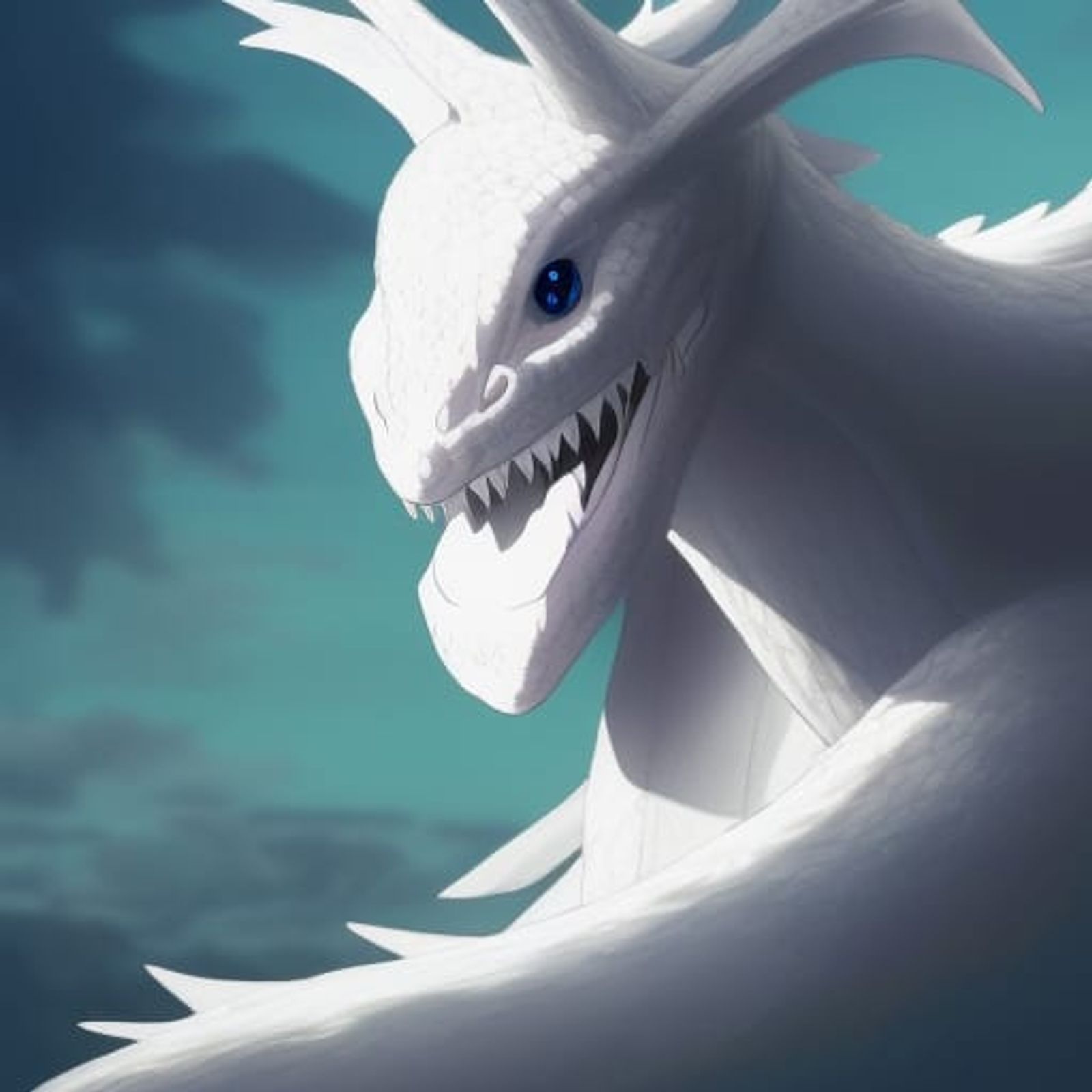 White Dragonkin with a beanie - AI Generated Artwork - NightCafe Creator