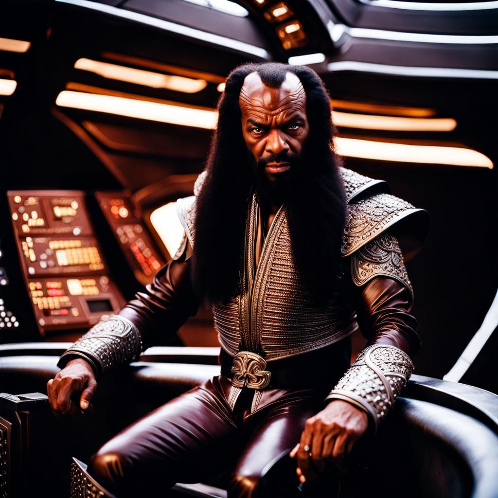 A Klingon officer (almost) - AI Generated Artwork - NightCafe Creator