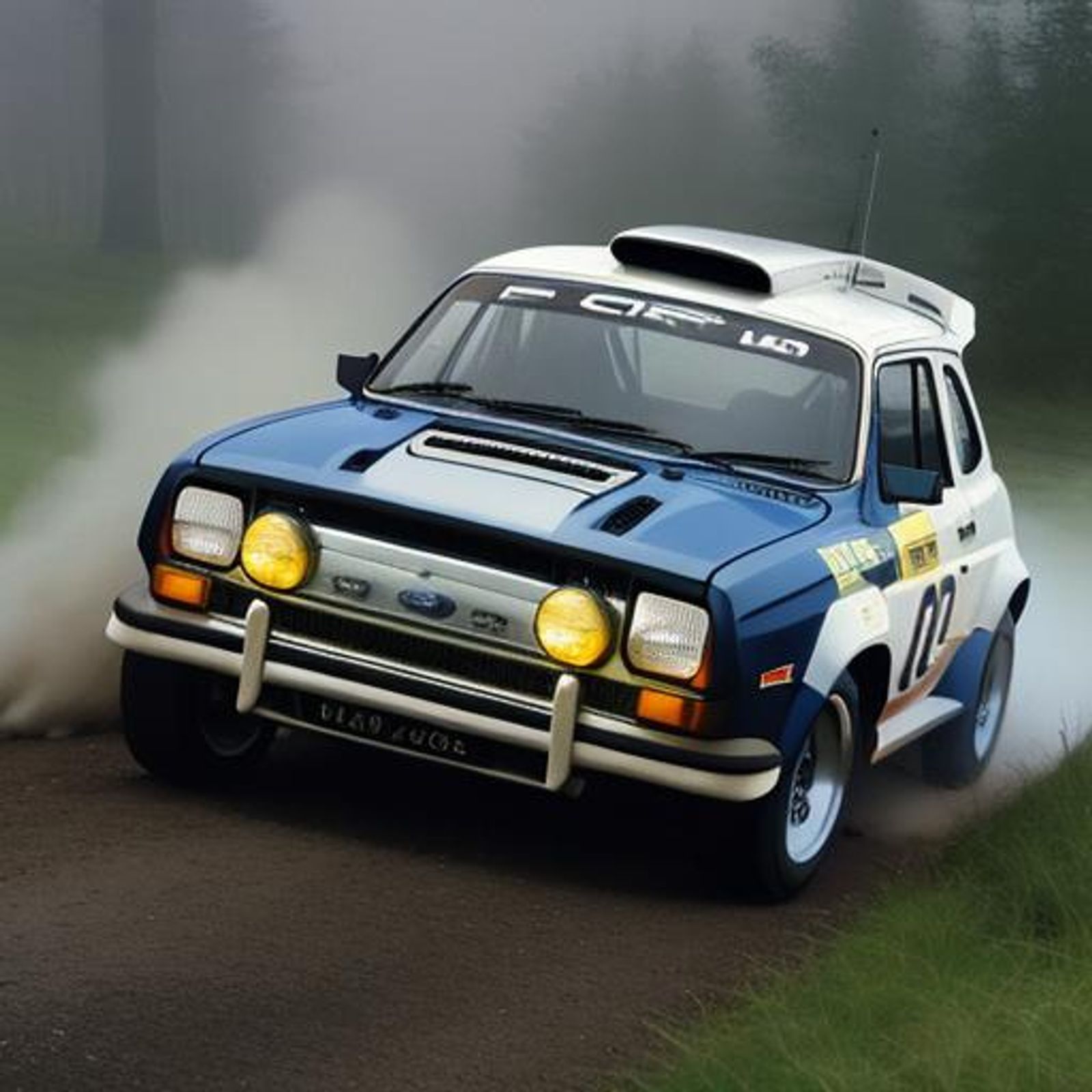 1981 ford e.scort rs1800 mk2 works rally car round headlights scottish ...