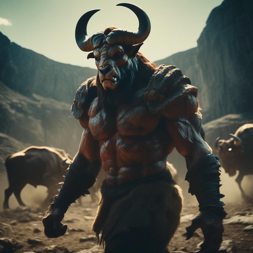 Minotaur - AI Generated Artwork - NightCafe Creator