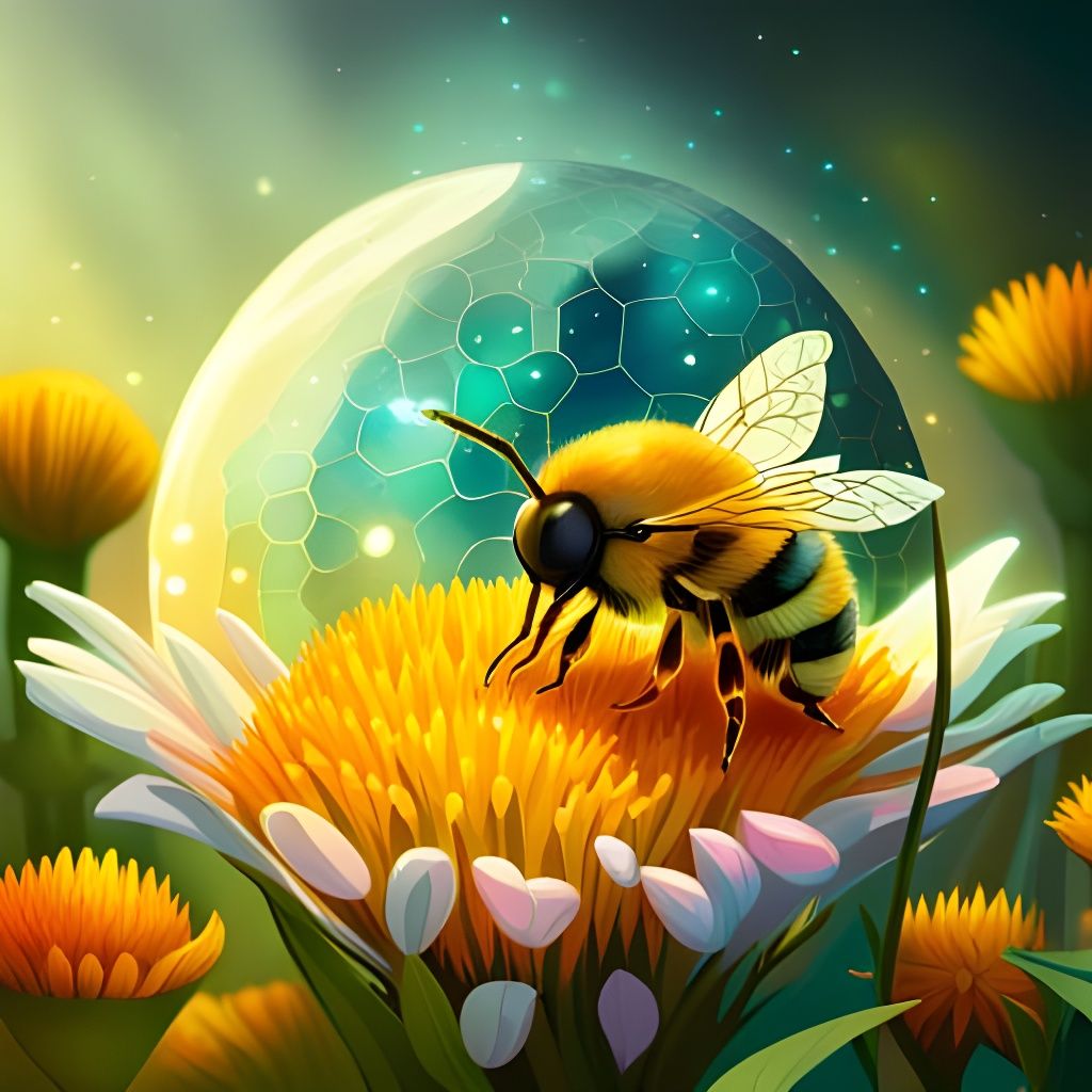 Bee - AI Generated Artwork - NightCafe Creator