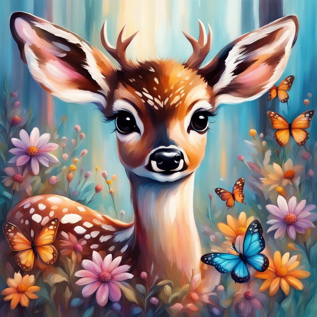 Fawn - AI Generated Artwork - NightCafe Creator