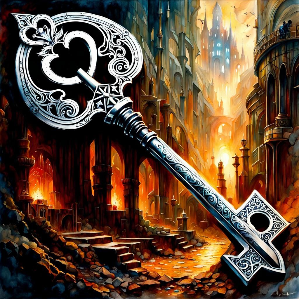 Epic Dungeon Key - AI Generated Artwork - NightCafe Creator