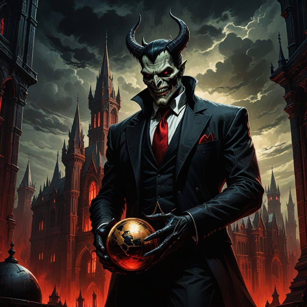 CEO of the World. - Dark Fantasy Vampire U.S. President in ...