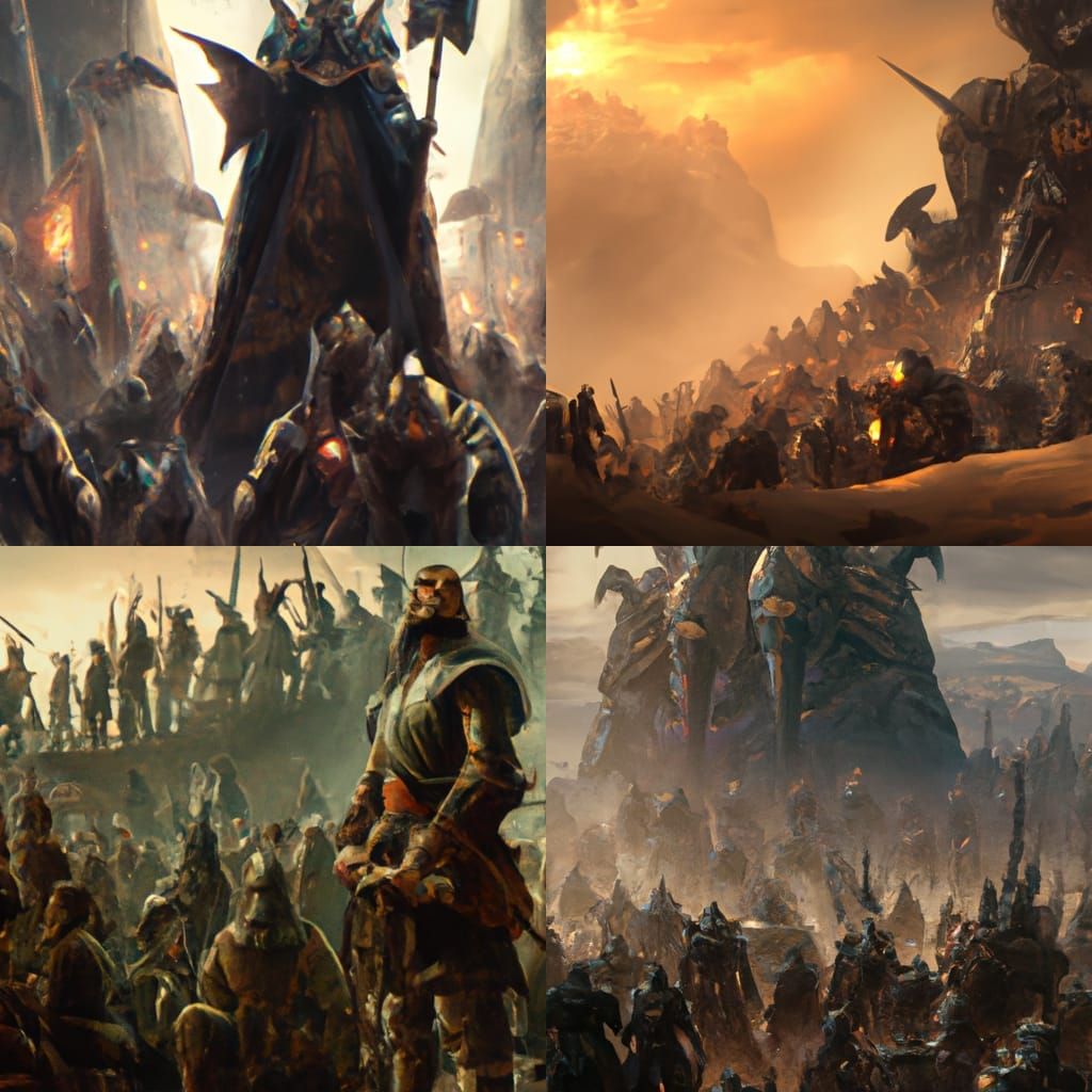 Generals gathered in their masses - AI Generated Artwork - NightCafe ...