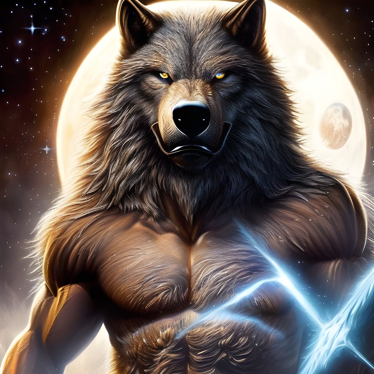 Werewolf - AI Generated Artwork - NightCafe Creator