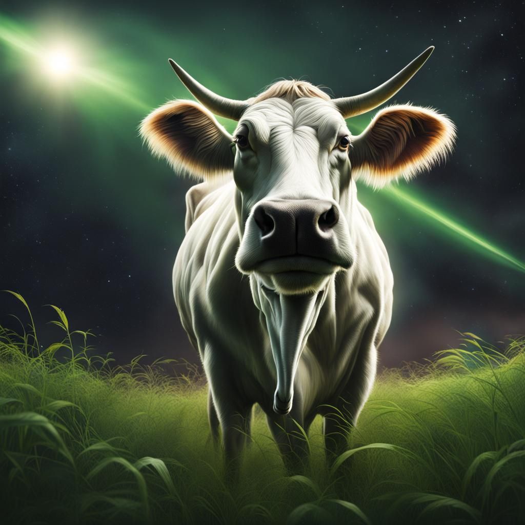 space cow - AI Generated Artwork - NightCafe Creator