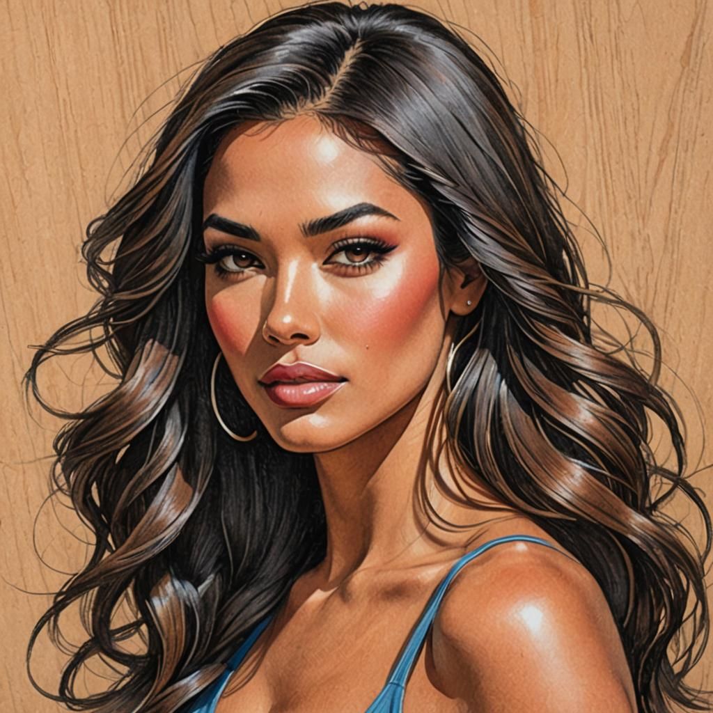 Beauty of the Pencil - Vibrant Pencil Portraits of Daring Wo...