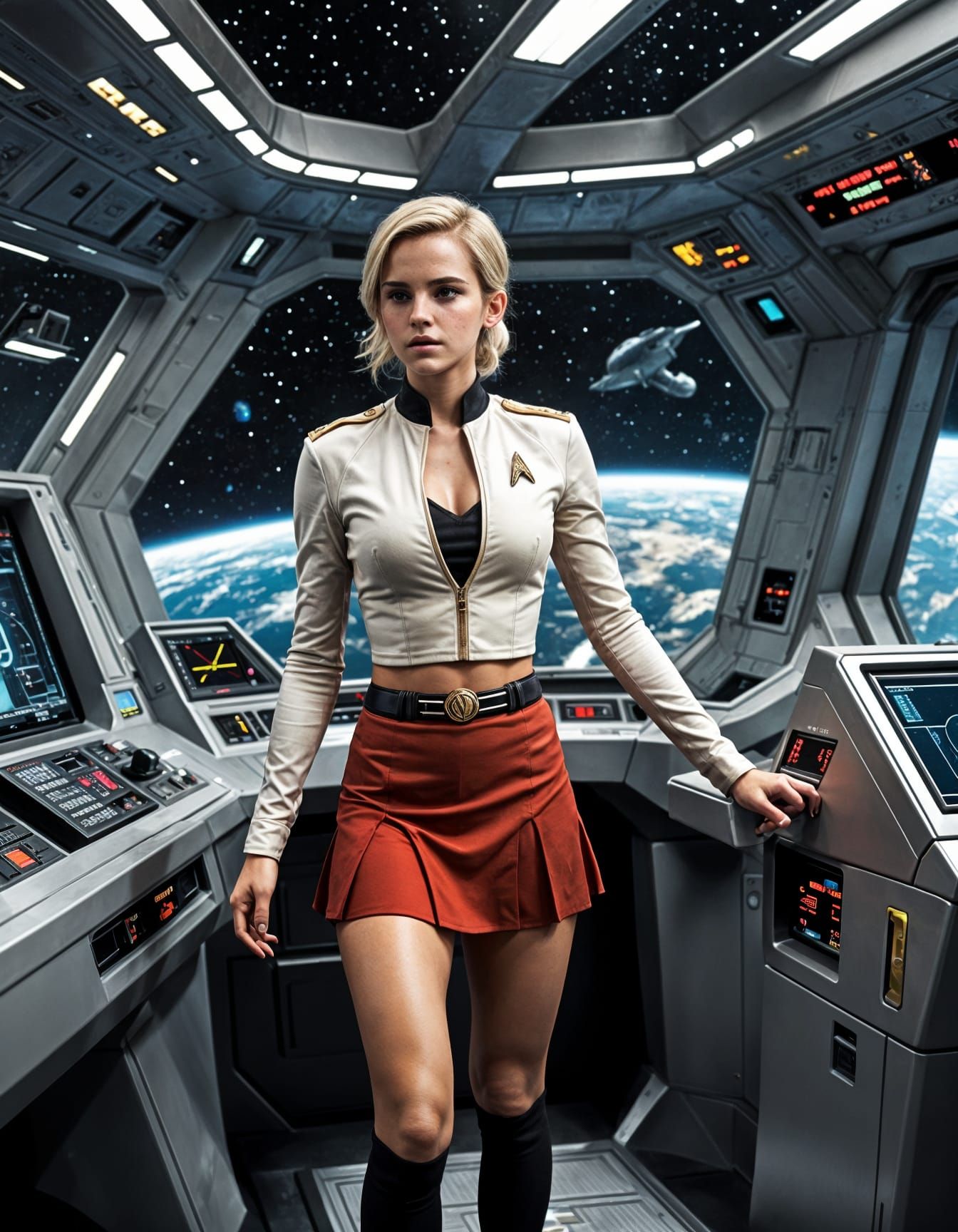 Emma Watson as Star Trek Officer - Emma Watson as Star Trek ...