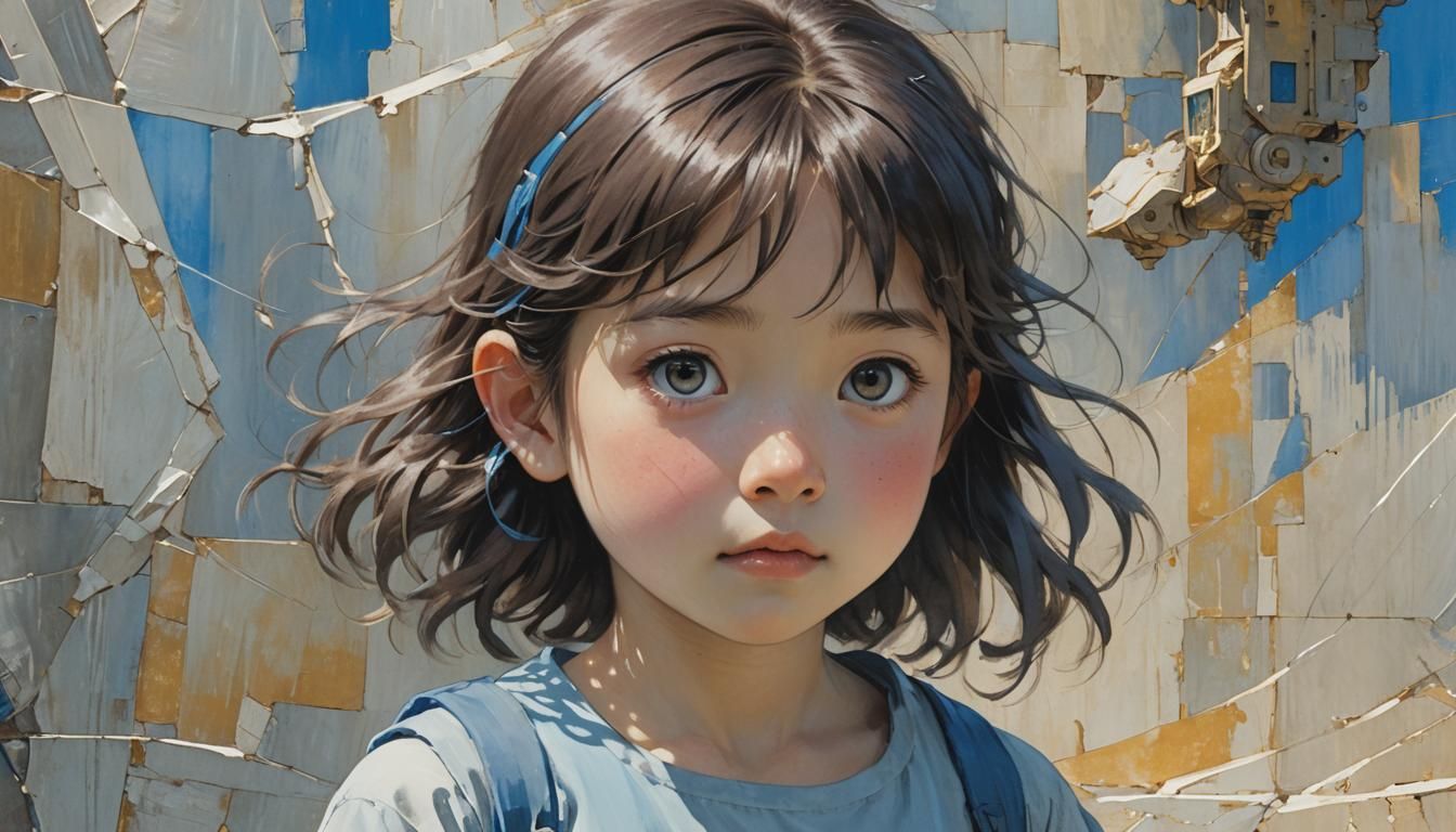 little girl - AI Generated Artwork - NightCafe Creator