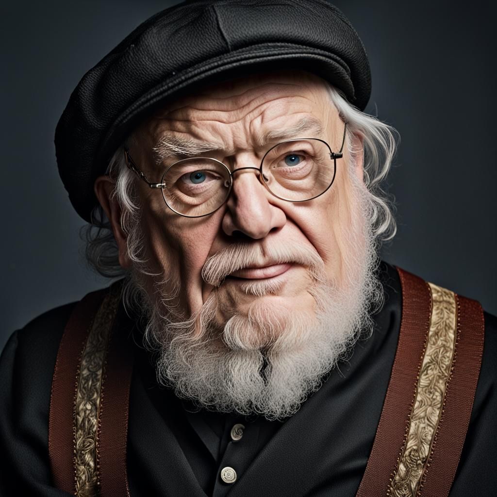 George R.R Martin, Game of Thrones - AI Generated Artwork - NightCafe ...