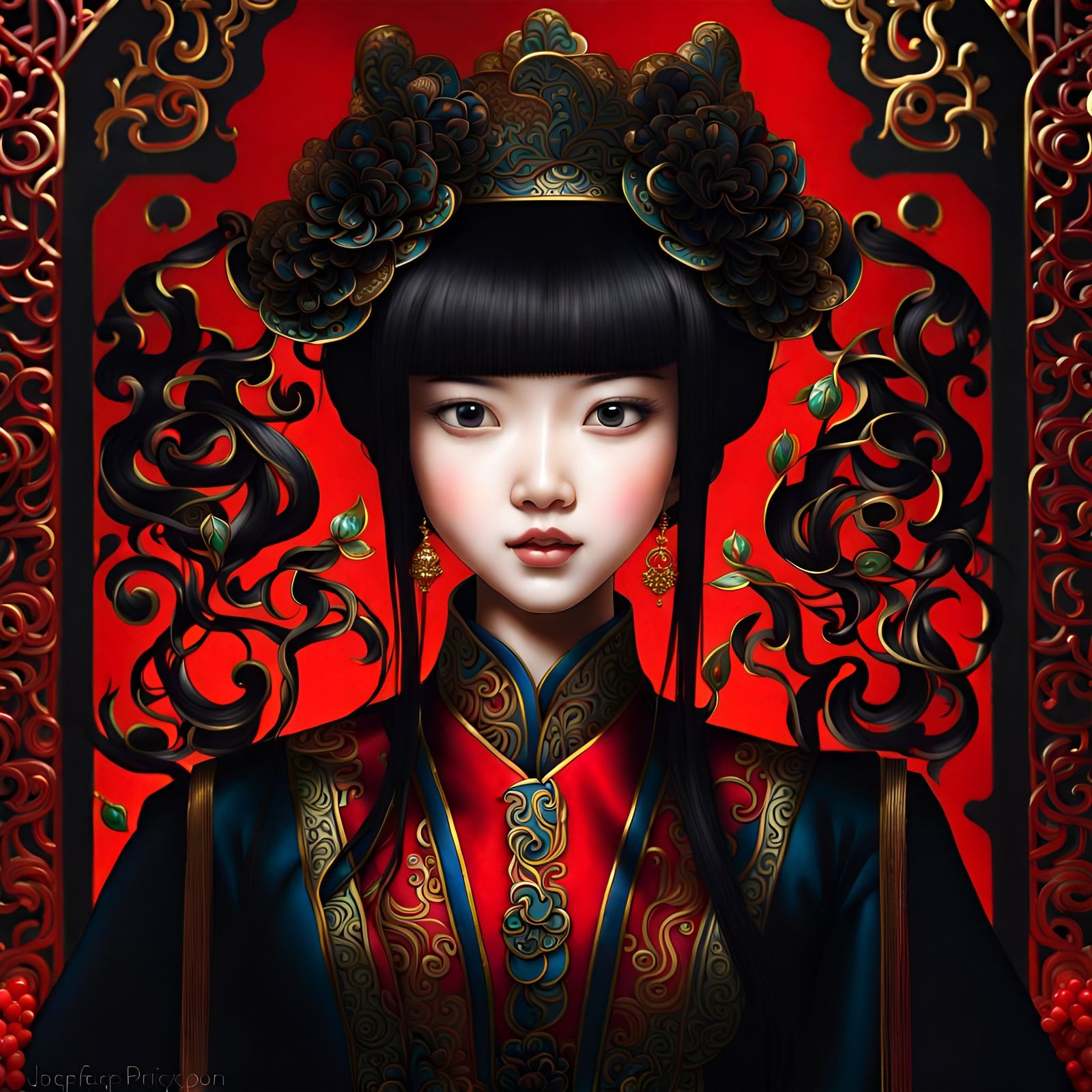 Cute Chinese Fairytale-Princess - AI Generated Artwork - NightCafe Creator