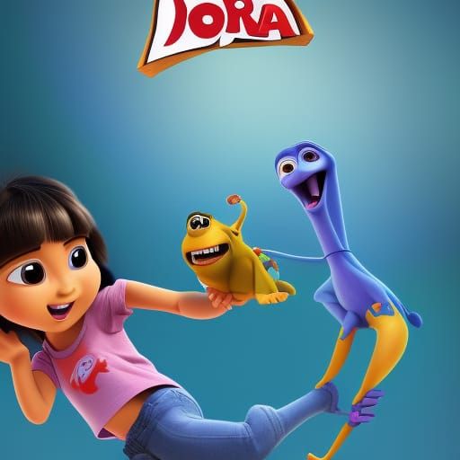 Lora The Explorer - AI Generated Artwork - NightCafe Creator