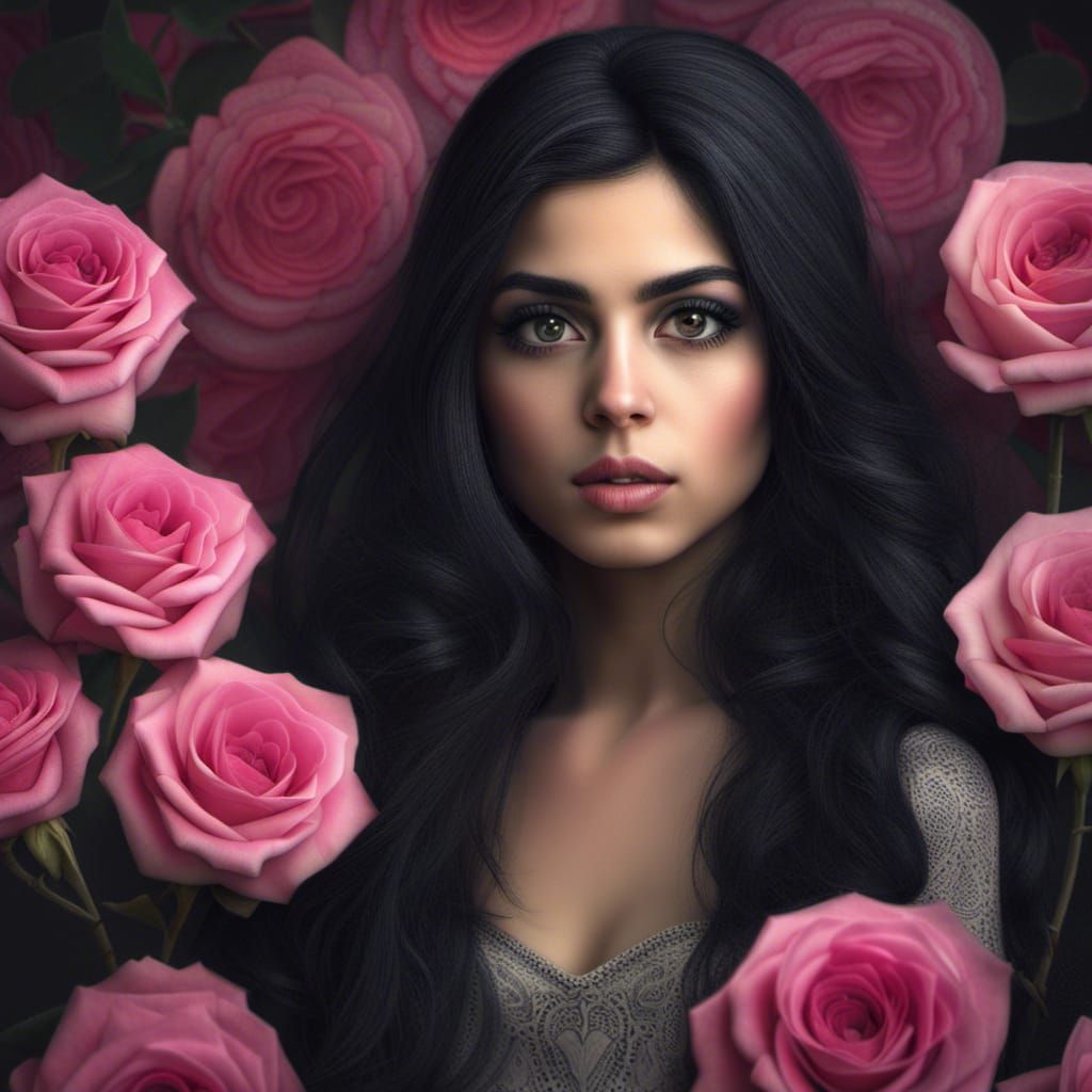 Persian Girl - AI Generated Artwork - NightCafe Creator