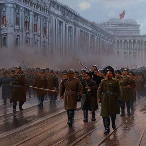 The October Revolution! - AI Generated Artwork - NightCafe Creator
