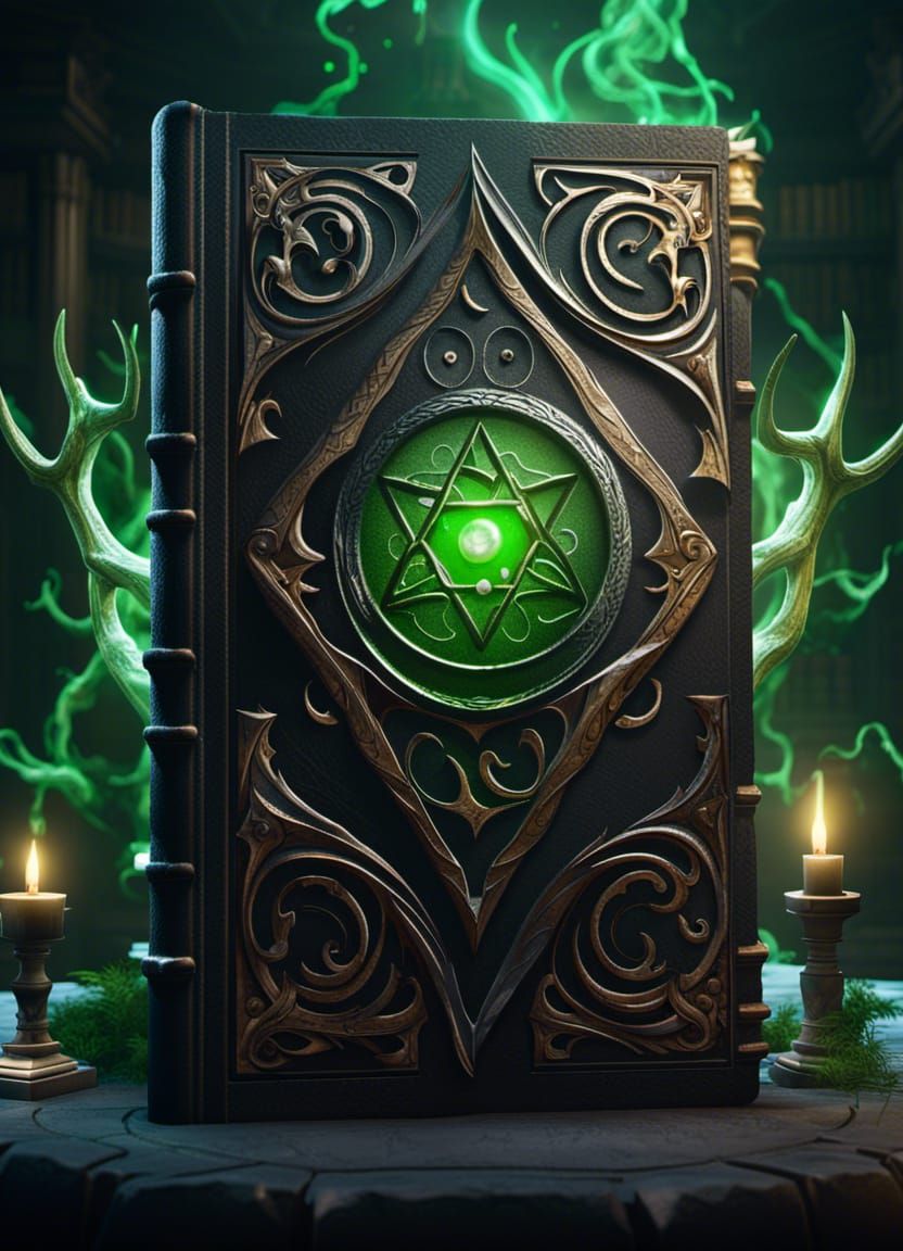Book of Black magic - AI Generated Artwork - NightCafe Creator