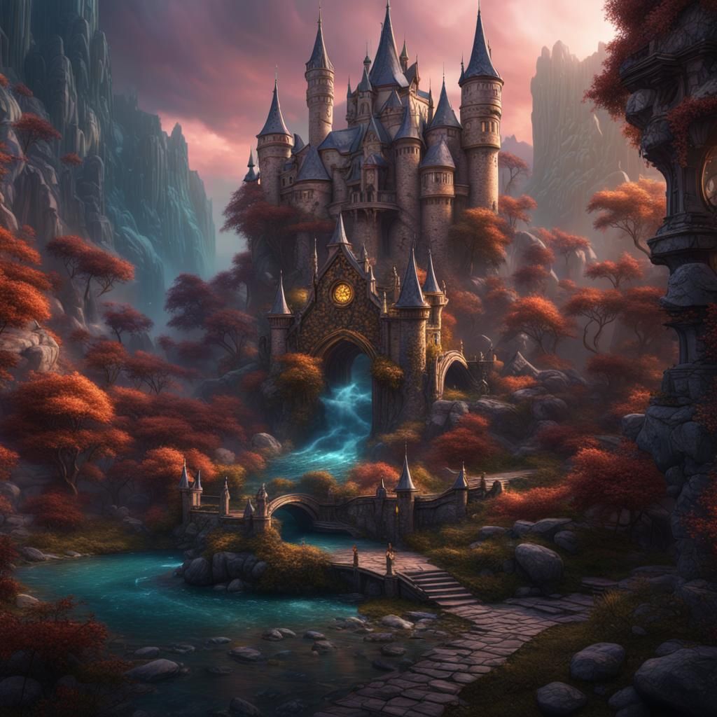 Dream Castle - AI Generated Artwork - NightCafe Creator