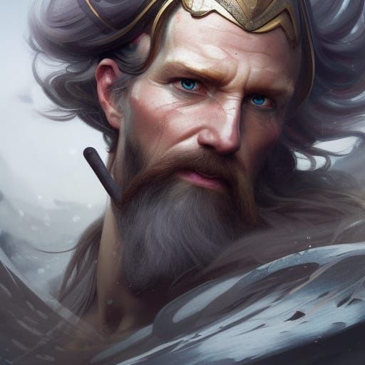 Germanic god wotan - AI Generated Artwork - NightCafe Creator