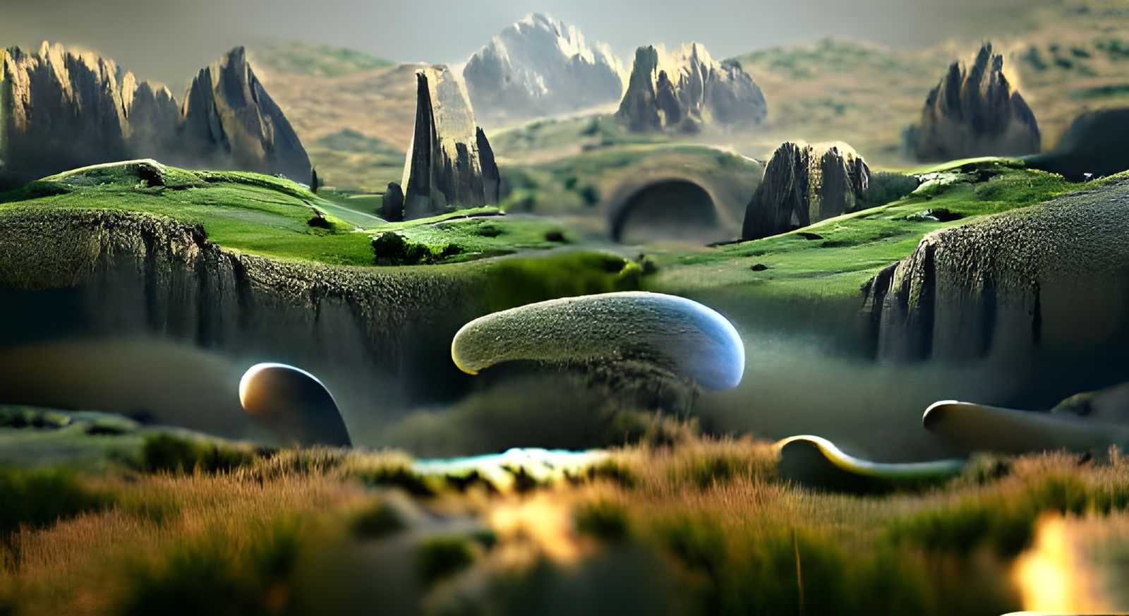 magnificent alien planet landscape - AI Generated Artwork - NightCafe ...