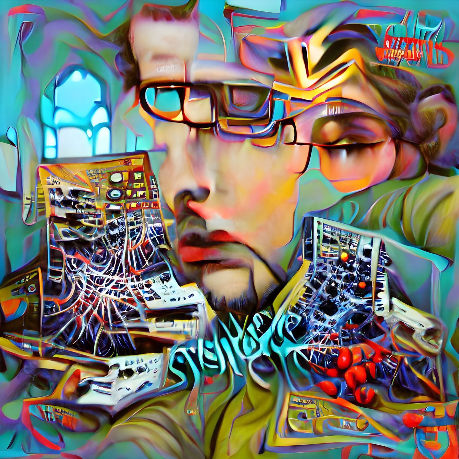 Album Cover for Synthesizer artist. - AI Generated Artwork - NightCafe ...