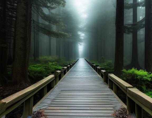 The bridge between worlds, portal to the ethereal realm, dark academic ...