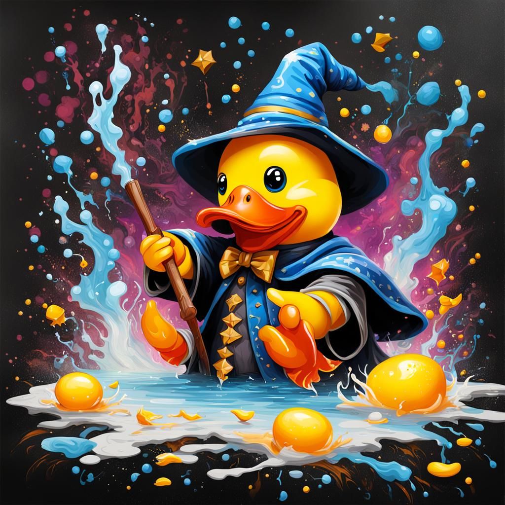 Wizard Duck - AI Generated Artwork - NightCafe Creator