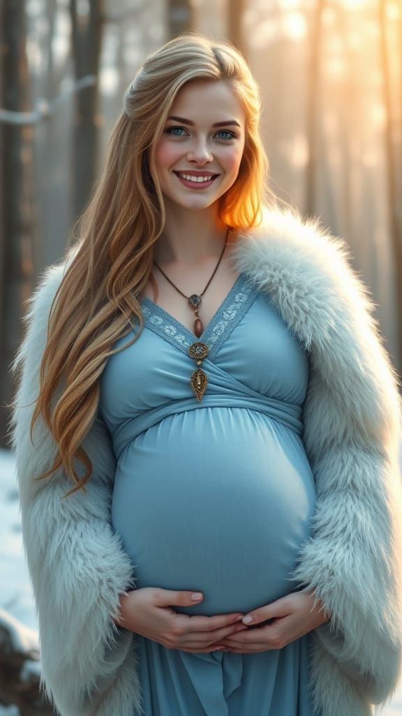 Freya has returned to the village - Norse Goddess Freya Smil...