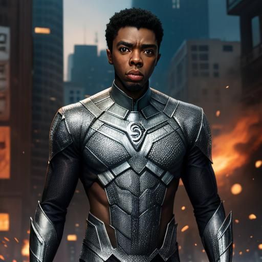 Chadwick Boseman - AI Generated Artwork - NightCafe Creator