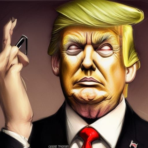 donald trump - AI Generated Artwork - NightCafe Creator