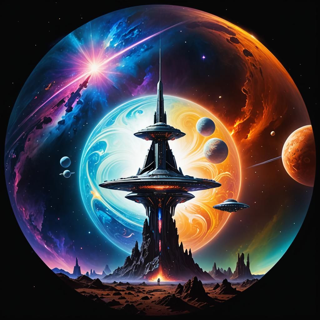 Alien worlds - AI Generated Artwork - NightCafe Creator