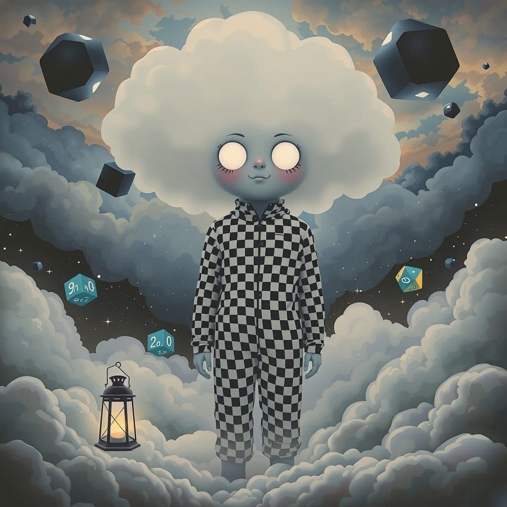 Surreal, Dreamlike Figure in Weightless Wonder, Ch... - AI Art